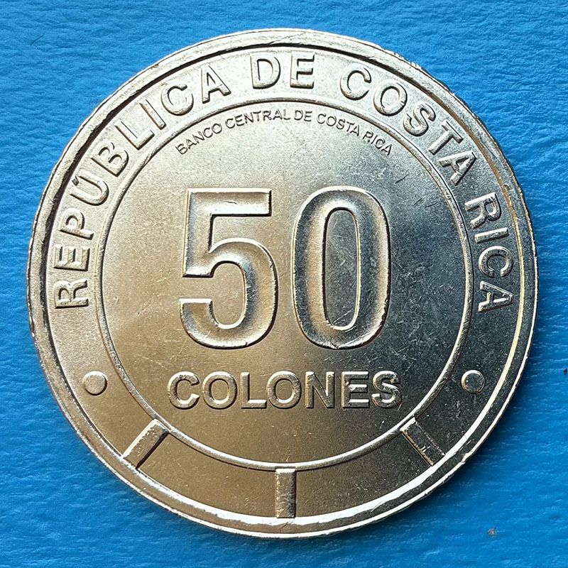 Costa Rica - Moneda 50 Colones 2023 - Mariposa